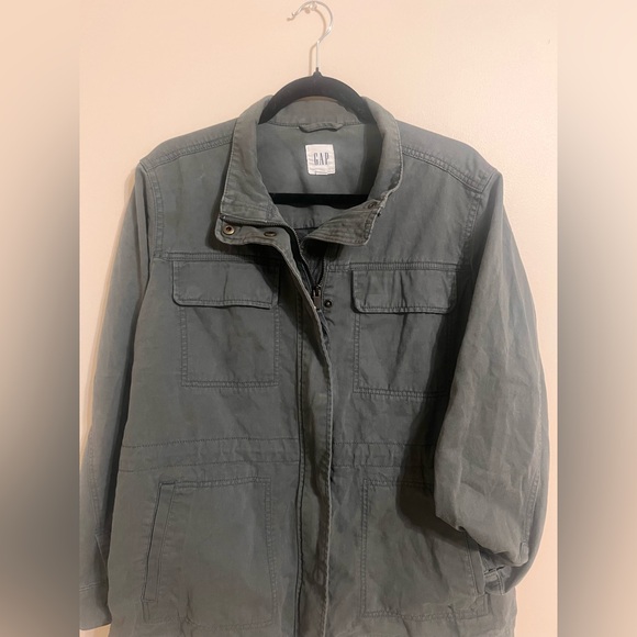 GAP | Jackets & Coats | Gap Utility Field Jacket Olive Green Size Xl ...
